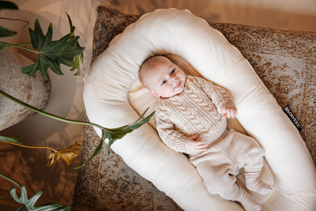 Snoozzz Babynestje Champagne: Veilig en Knus voor je Baby